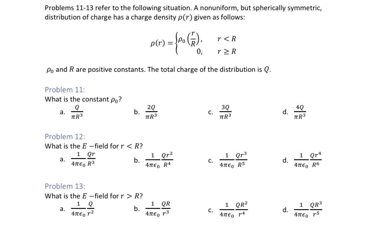 Solved Problems 11-13 ﻿refer to the following situation. A | Chegg.com