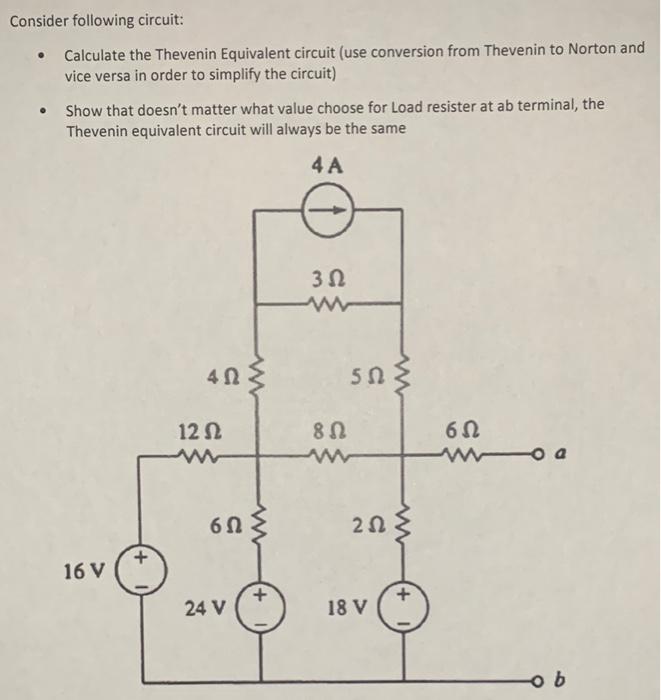 Solved Consider following circuit: Calculate the Thevenin | Chegg.com Solved Consider following circuit: Calculate the Thevenin | Chegg.com