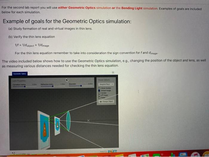 For the second lab report you will use either | Chegg.com