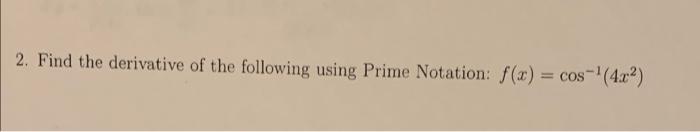 Solved 1 1. Find the derivative of the following using | Chegg.com