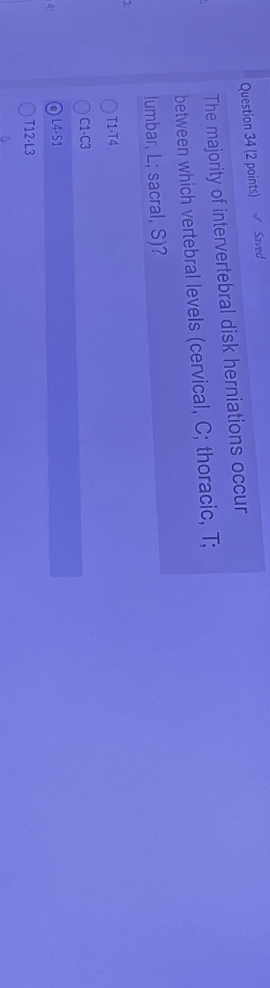 Solved Question 34 (2 ﻿points)SavedThe majority of | Chegg.com