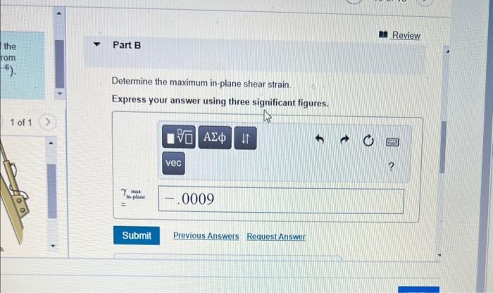 Solved The 45∘ strain rosette is mounted on the link of the | Chegg.com