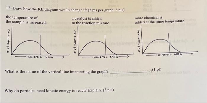 Solved 12. Draw how the KE diagram would change if: ( 2 pts | Chegg.com