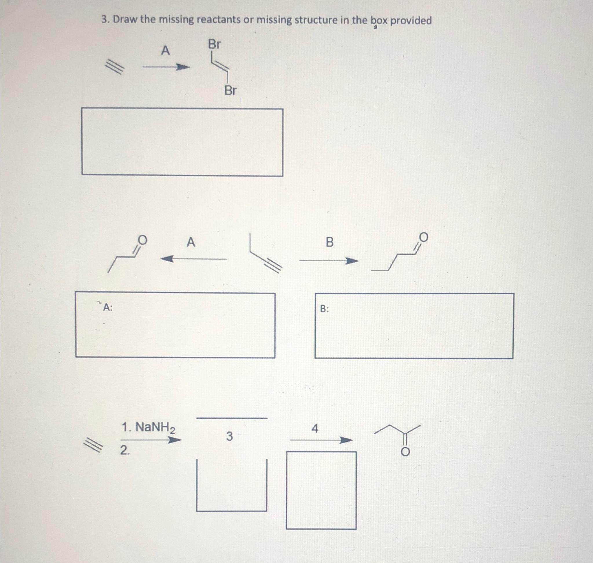 Solved Draw the missing reactants or missing structure in | Chegg.com Solved Draw the missing reactants or missing structure in | Chegg.com