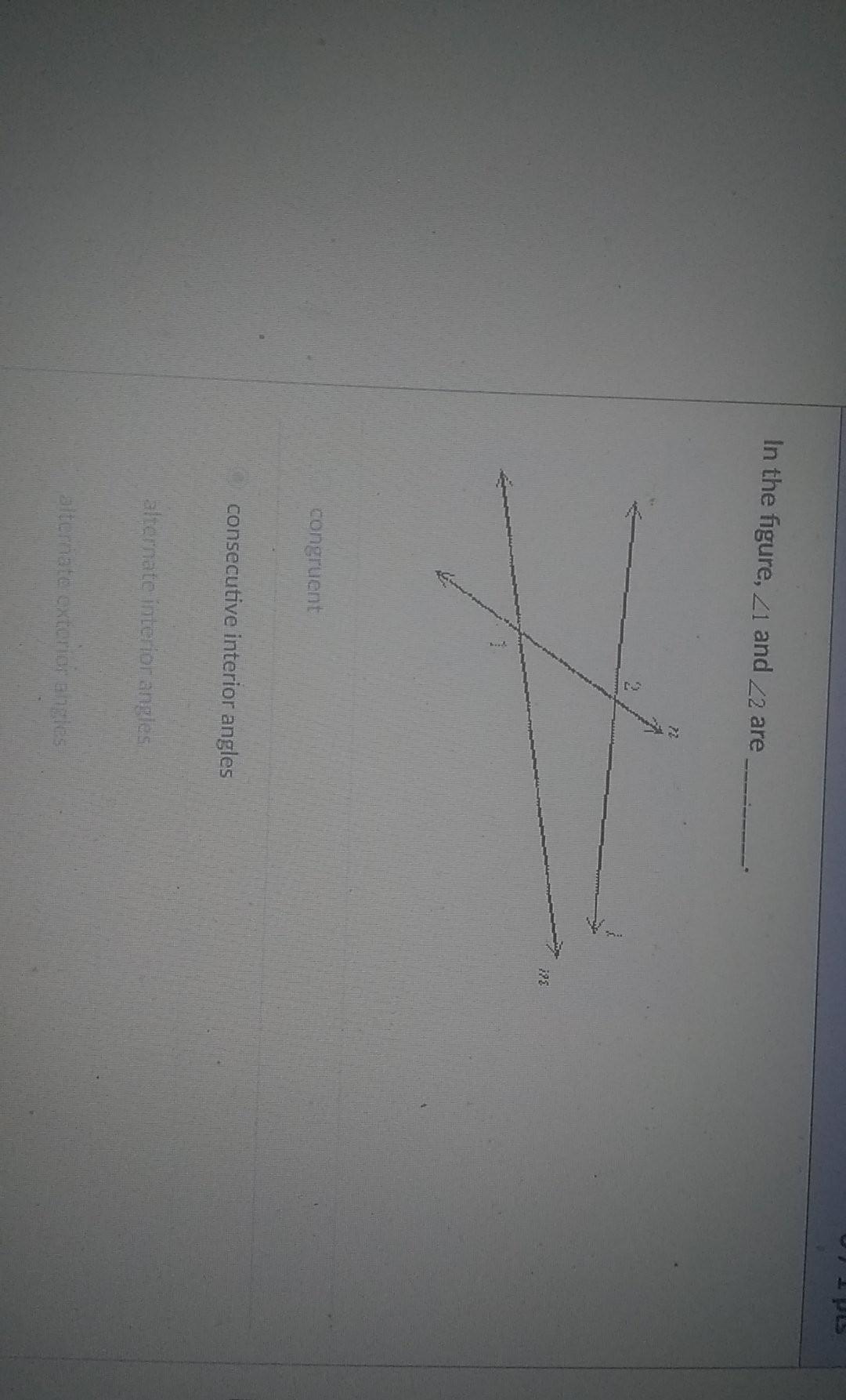 Solved In the figure, 21 and 22 are congruent consecutive | Chegg.com