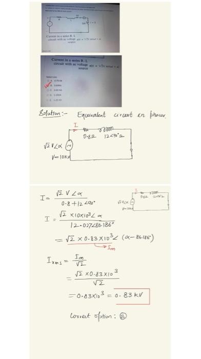 Solved plz solve answer of the msq ques to find rms current. | Chegg.com