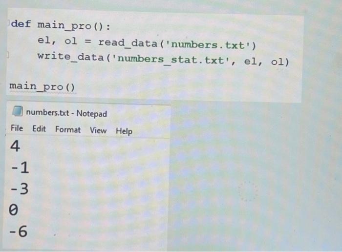 Solved Functions: A. Write a function • named read_data that | Chegg.com
