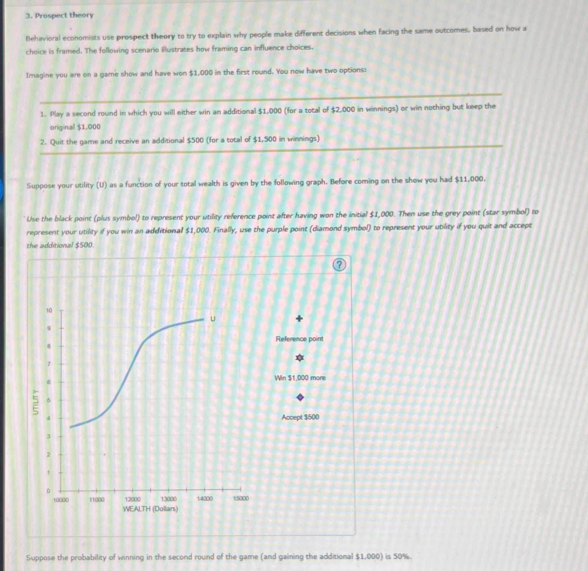 Solved Prospect theoryBehavioral economists use prospect | Chegg.com