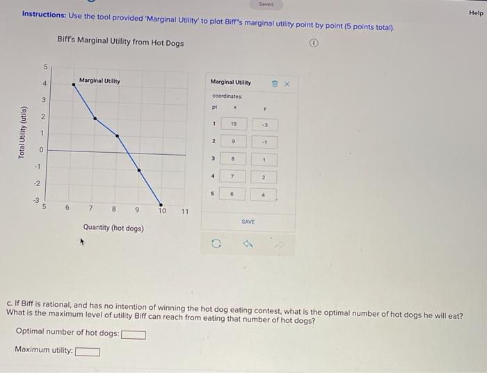 Solved The Law Of Diminishing Marginal Utility Exercise 1