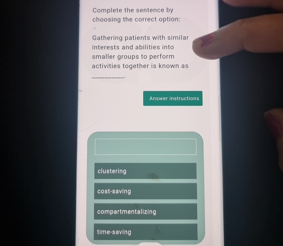 Solved Complete the sentence by choosing the correct | Chegg.com
