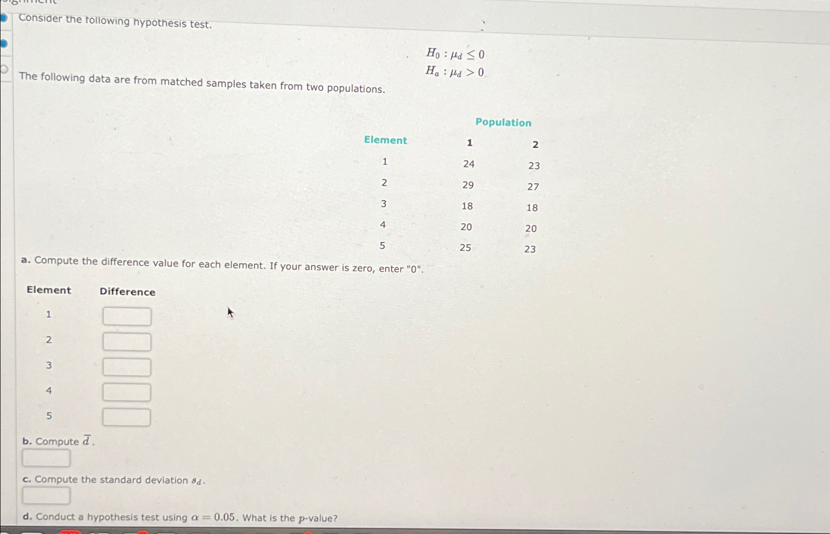 Solved Consider the tollowing hypothesis | Chegg.com