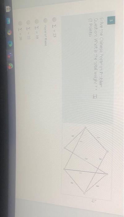 Solved Solve the Chinese Postman Problem Question: What is | Chegg.com