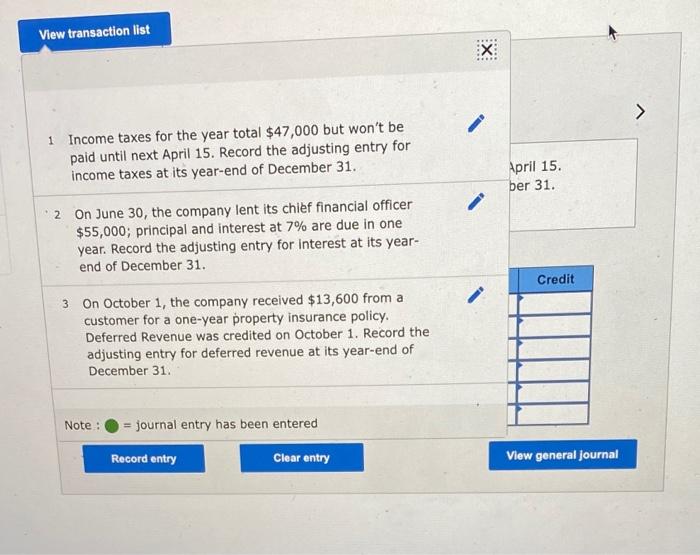 Solved nces Exercise 3-8 (Algo) Record year-end adjusting | Chegg.com