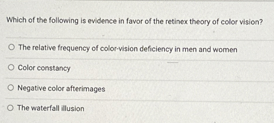 Which of the following is evidence in favor of the | Chegg.com