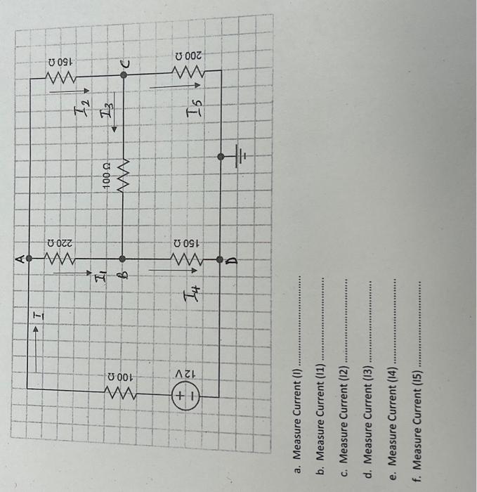 Solved g. Measure Voltage (VAB) h. Measure Voltage (VAC) | Chegg.com
