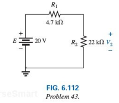 Solved For the simple series configuration in Fig. 6.112: | Chegg.com