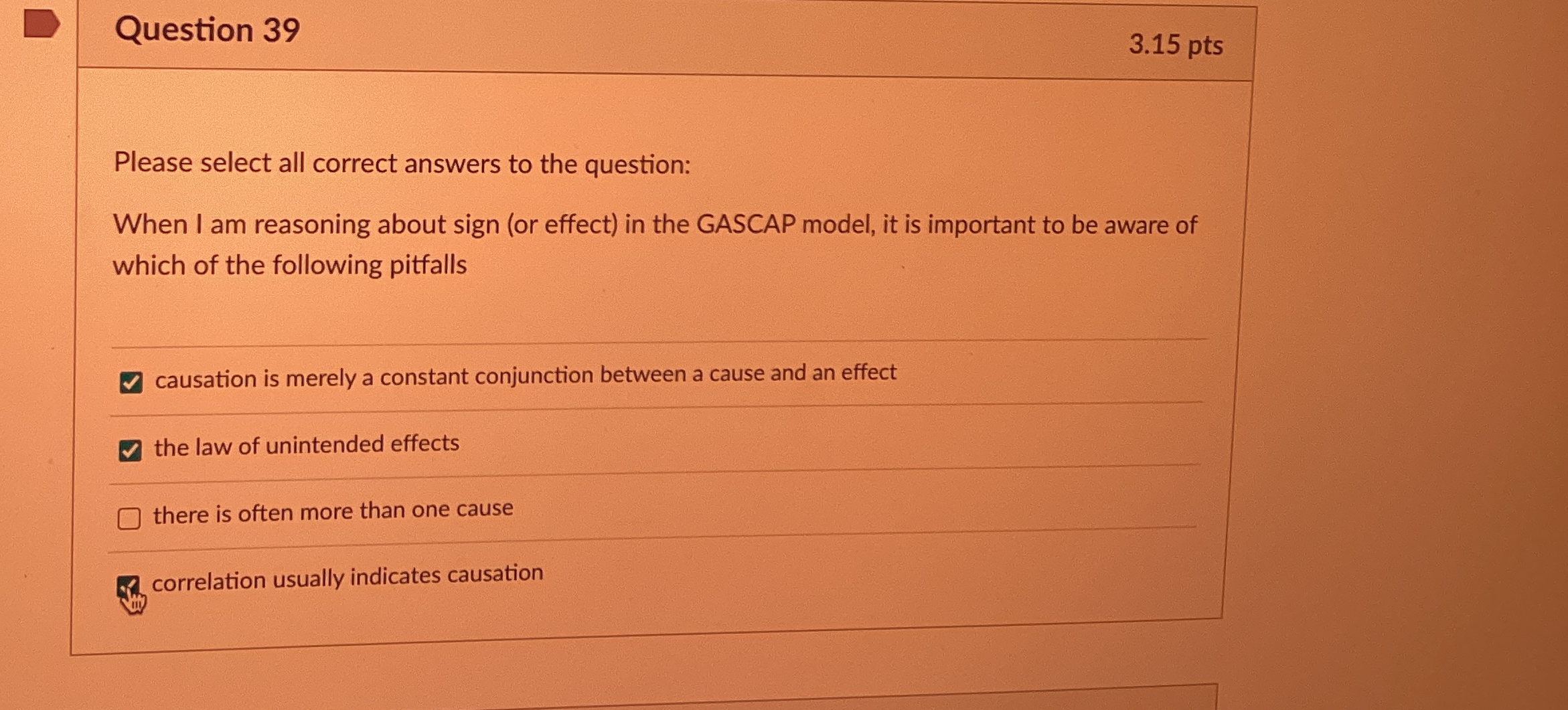 Solved Question 393 15ptsplease Select All Correct Answers
