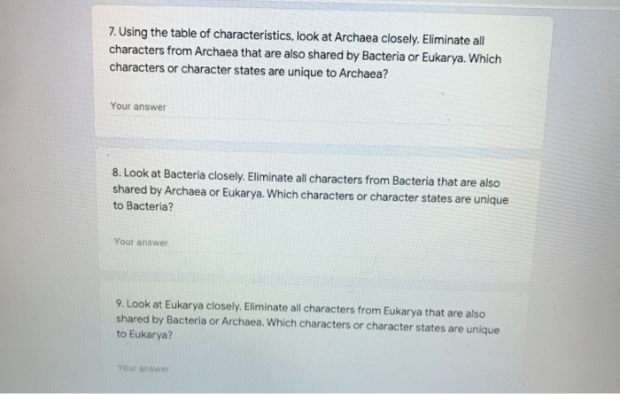 Bacteria Archaea Eukarya LUCA (Last Universal Common | Chegg.com