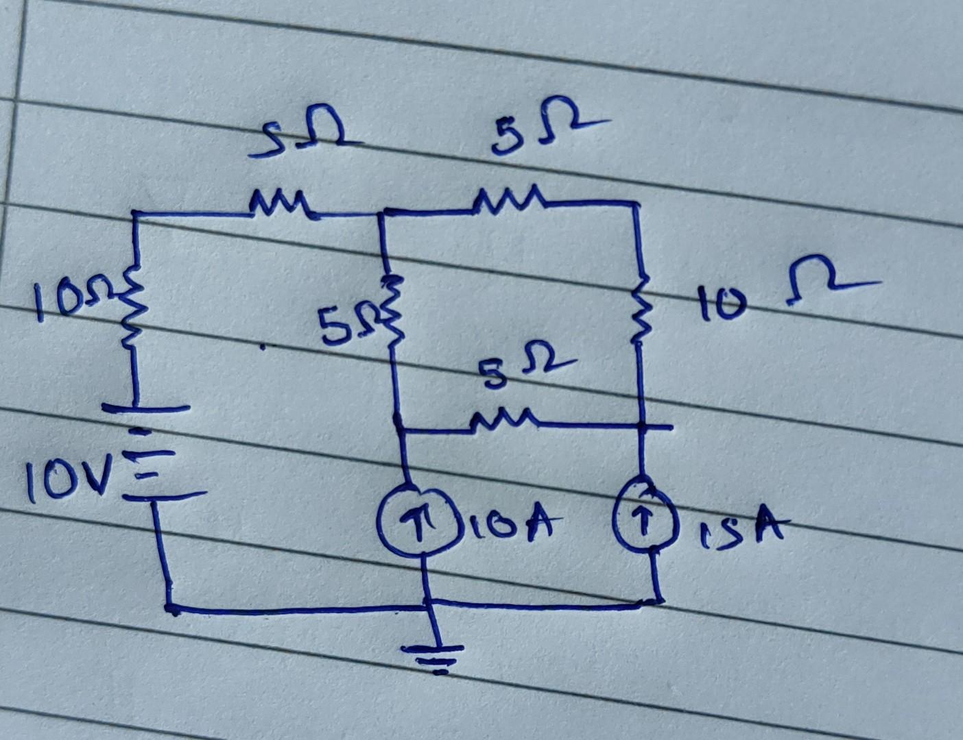 Determine The Branch Currents And Node Voltages Using