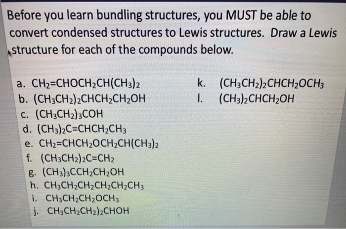 Solved Before you learn bundling structures, you MUST be | Chegg.com