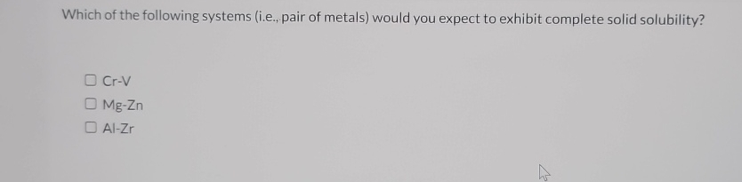 Solved Which of the following systems (i.e., ﻿pair of | Chegg.com