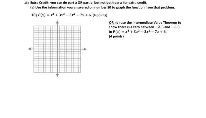 Solved 3) Extra Credit: you can do part a OR part b, but not | Chegg.com