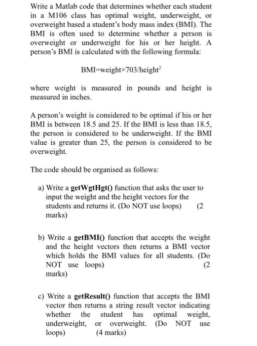 Solved Write a Matlab code that determines whether each | Chegg.com