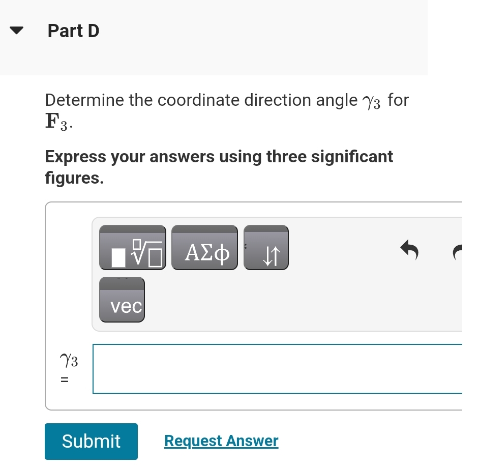 Determine the force F3 ﻿so that the resultant force | Chegg.com