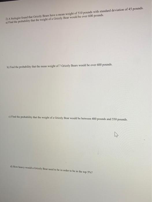 Solved Review Chapter 6 Name Math 13 1) For a normal | Chegg.com