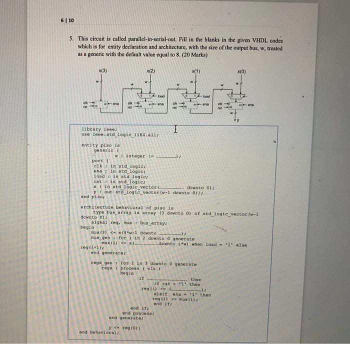 Solved 6 10 5. This circuit is called | Chegg.com