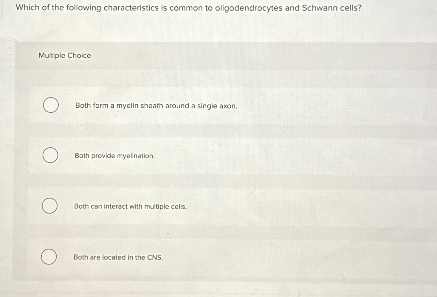 Solved Which of the following characteristics is common to | Chegg.com