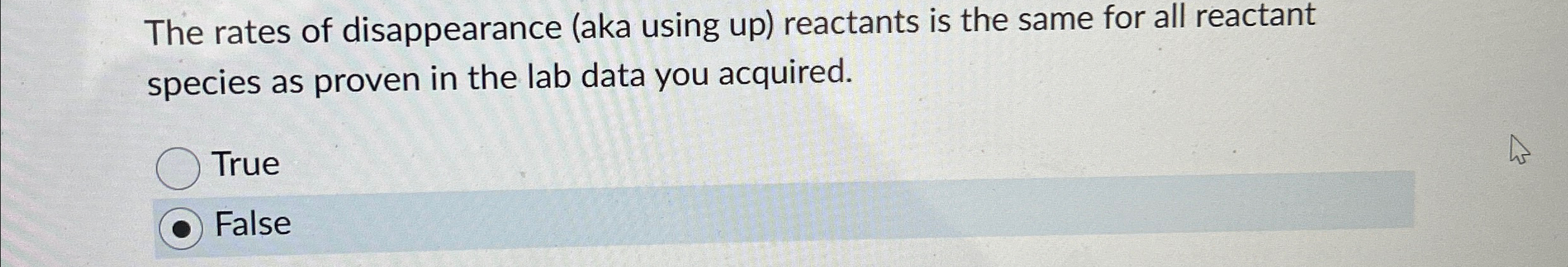 Solved The rates of disappearance (aka using up) ﻿reactants | Chegg.com