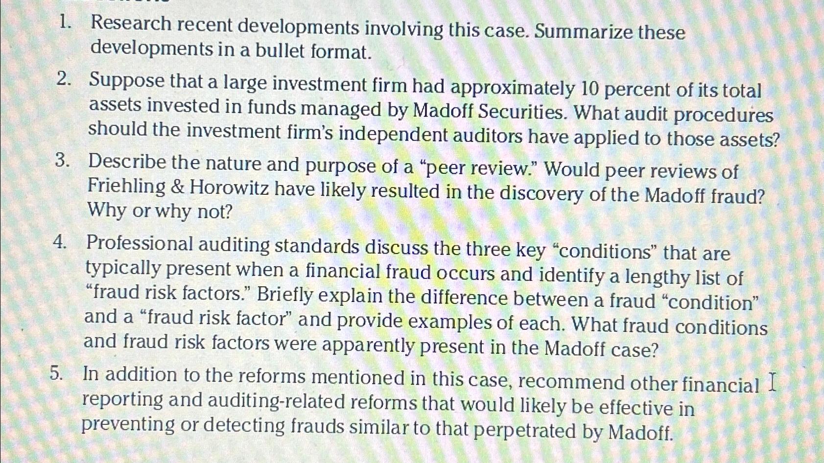 Solved Research recent developments involving this case. | Chegg.com