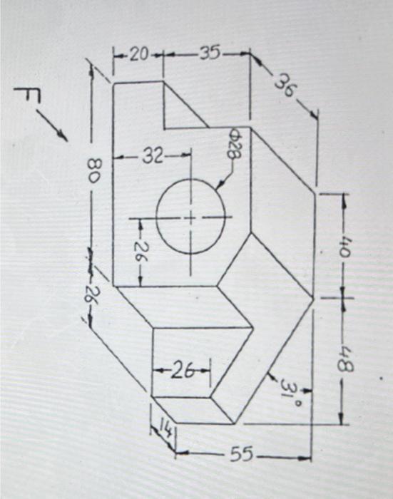 Solved Autocad: I WANT the exact steps of how to make a 3d. | Chegg.com