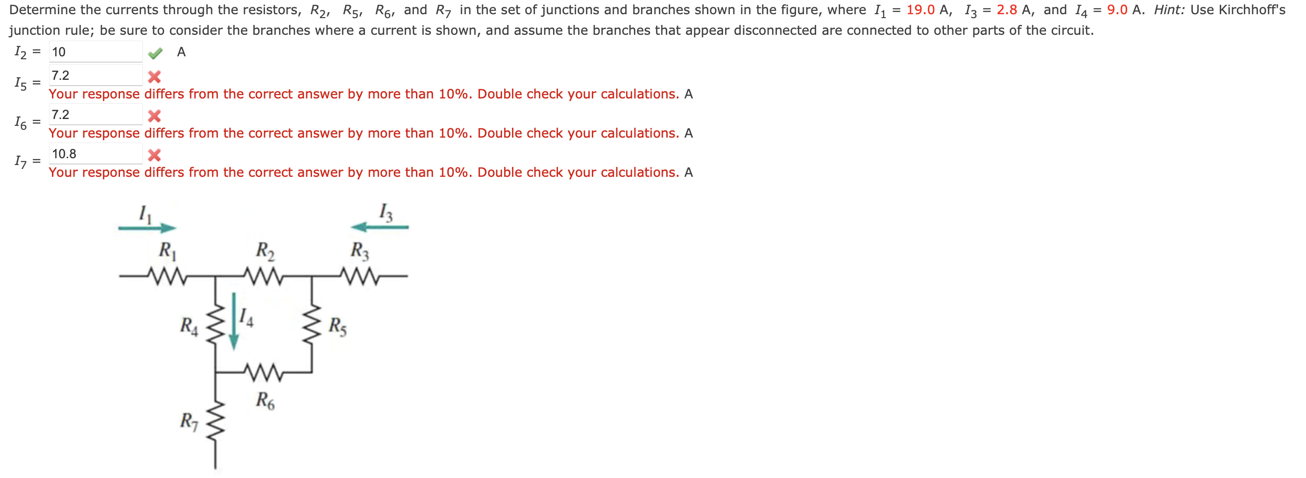Solved junction rule; be ﻿sure to ﻿consider the branches | Chegg.com