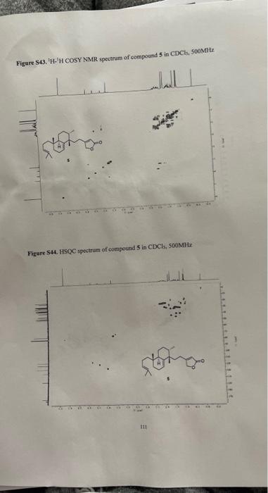 Figure S40. HRESIMS spectram of compound 5Eimare S41. | Chegg.com