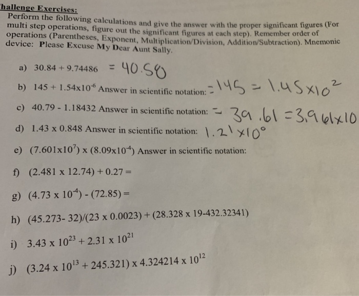 Solved "hallenge Exercises: Perform the following | Chegg.com
