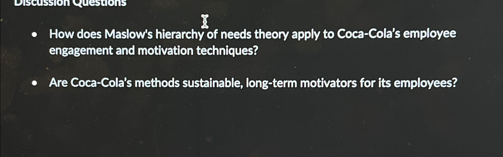 Solved How does Maslow's hierarchy of needs theory apply to | Chegg.com