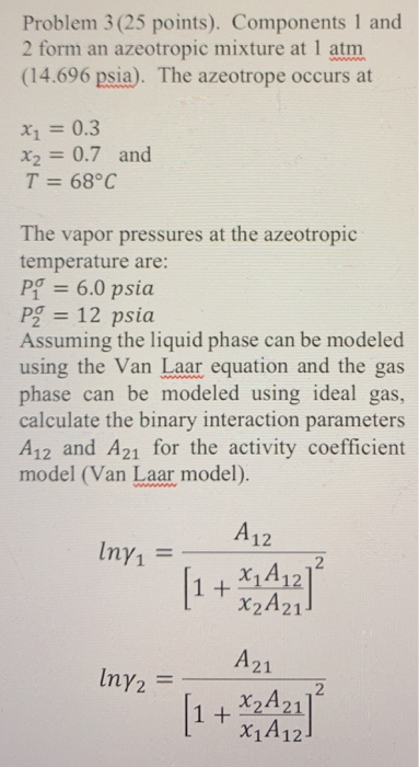 Solved Problem 3 (25 points). Components 1 and 2 form an | Chegg.com