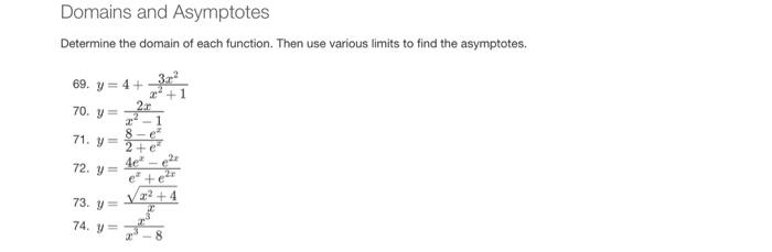 Solved Determine The Domain Of Each Function Then Use