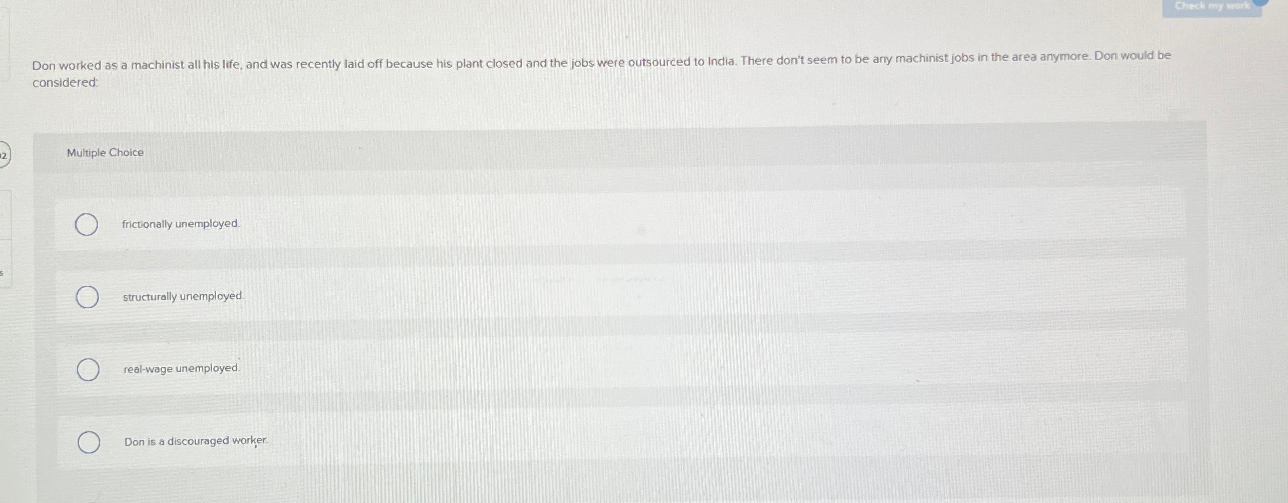 Solved considered:Multiple Choicefrictionally | Chegg.com