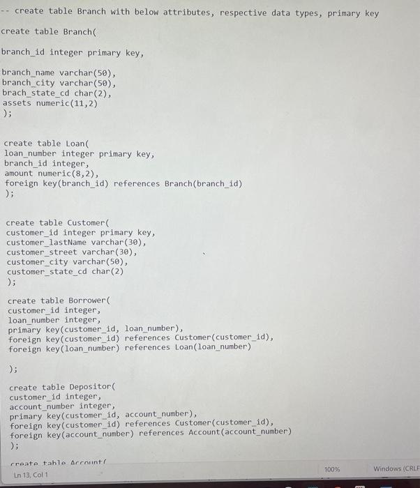 Solved all you need to do is fix Error on SQL commands. all | Chegg.com