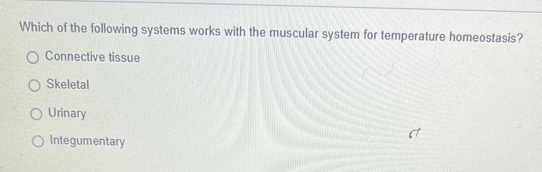 Which of the following systems works with the | Chegg.com
