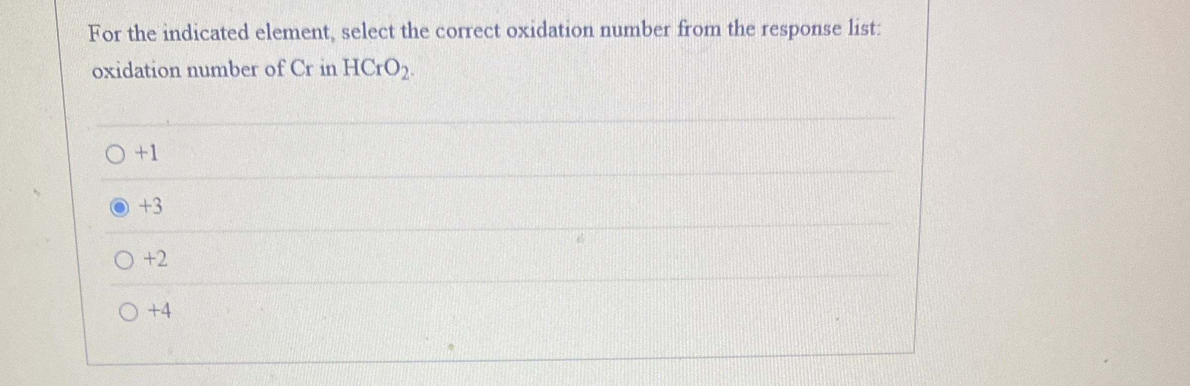 Solved For the indicated element, select the correct | Chegg.com