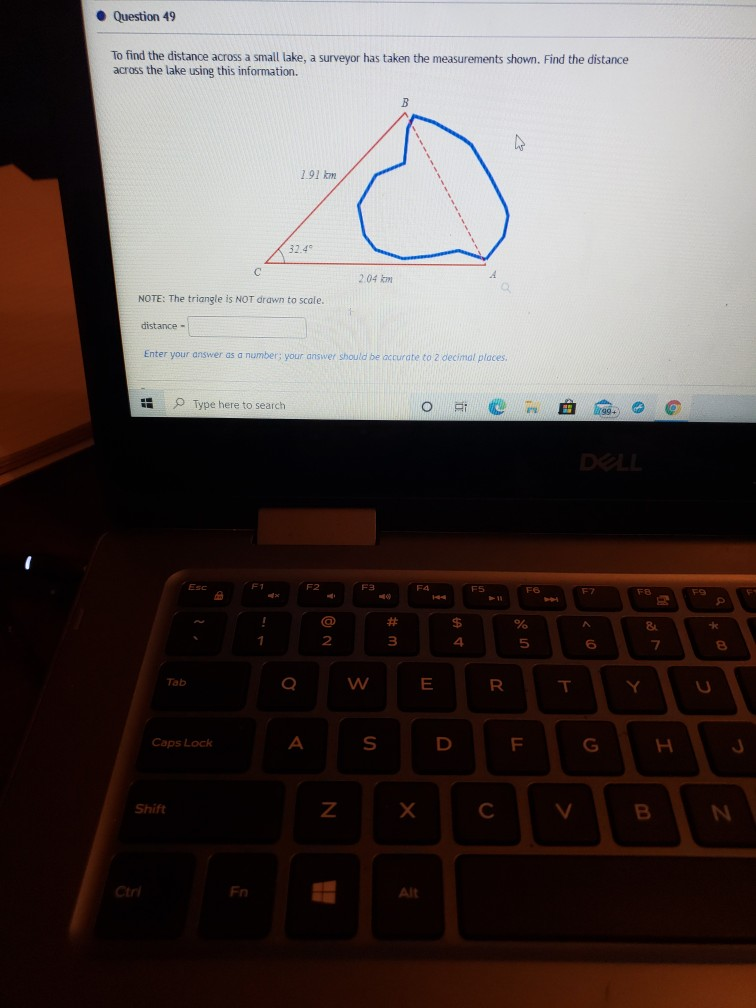 Solved NOTE: ine triangle is NOT arawn to scale. 82 66° • | Chegg.com