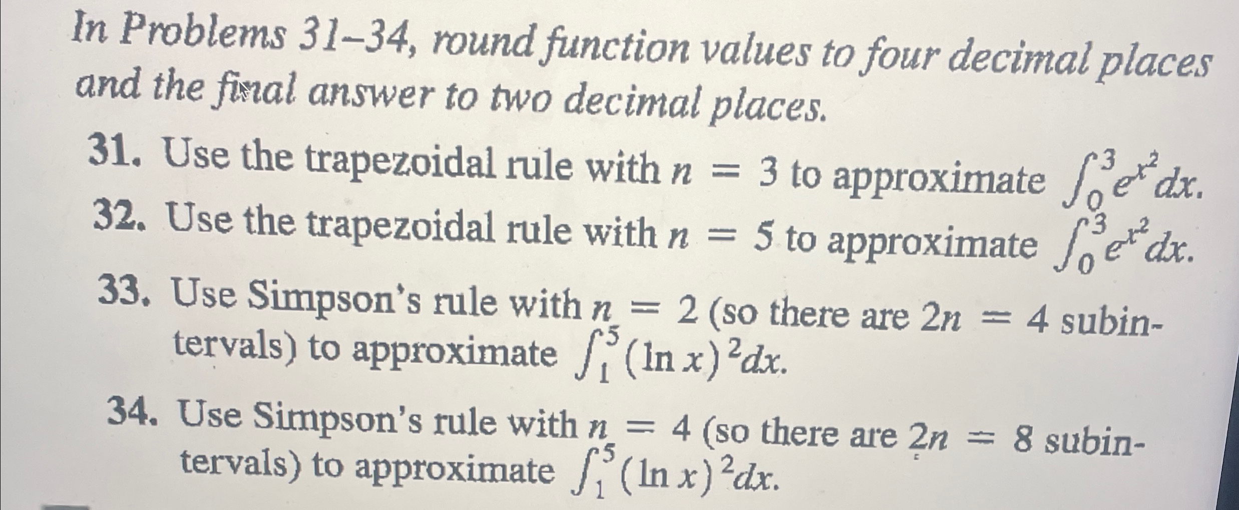 Solved Need Help for question 33. ﻿Please!! In Problems | Chegg.com