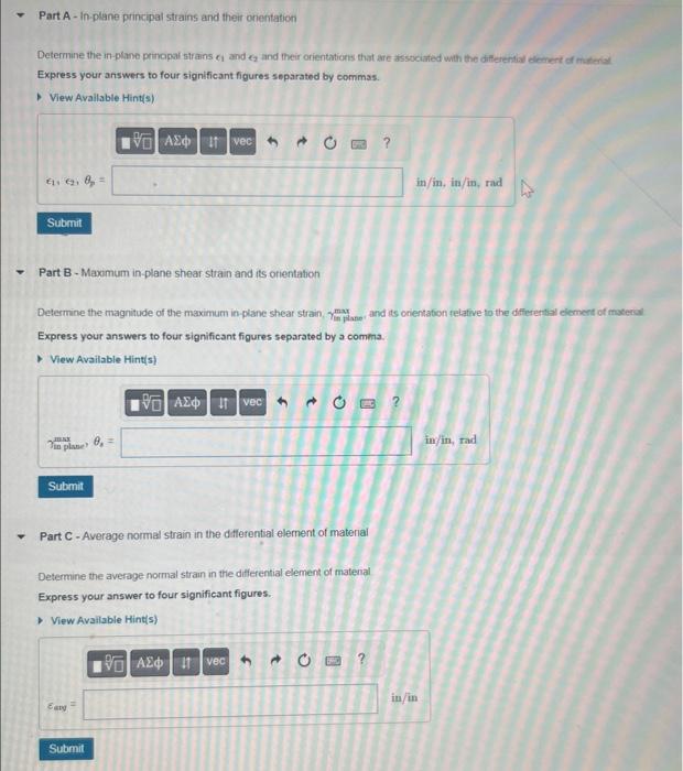 Solved Learning Goal: As shown, a differential element of | Chegg.com