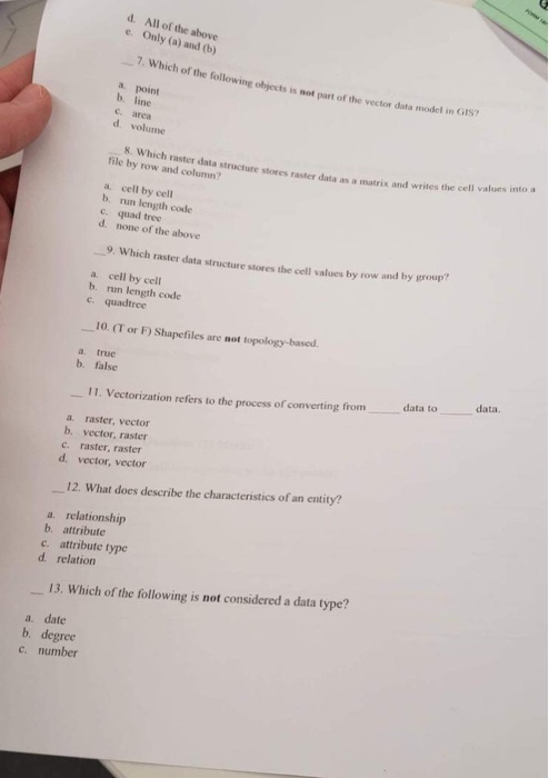 Solved Multiple-choice Questions (Circle ONLY ONE, 3 marks | Chegg.com