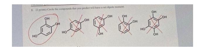 Solved 2. (2 points) Cirele the cortopociods that your | Chegg.com