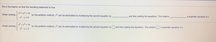 Solved 1 of 8 6 complete) Fill in the blanks so that the | Chegg.com